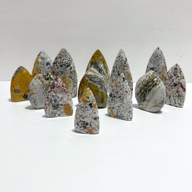 13 Pieces Ocean Jasper Arrow Head Shape Home Decor