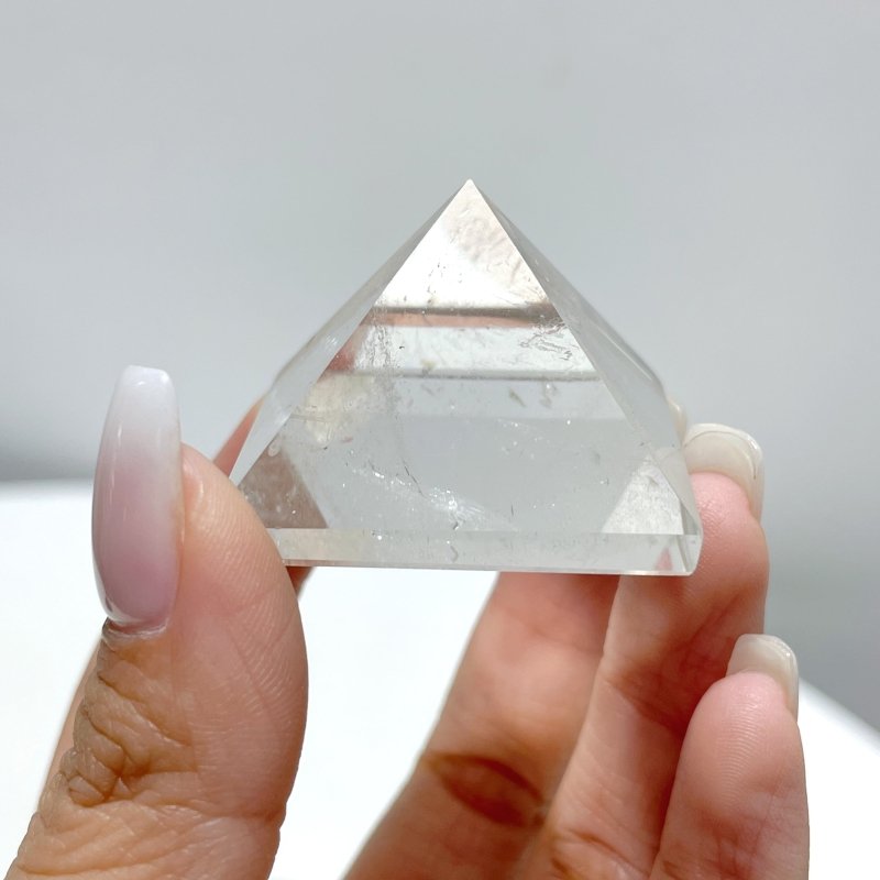 Clear Quartz Pyramid Carving Wholesale