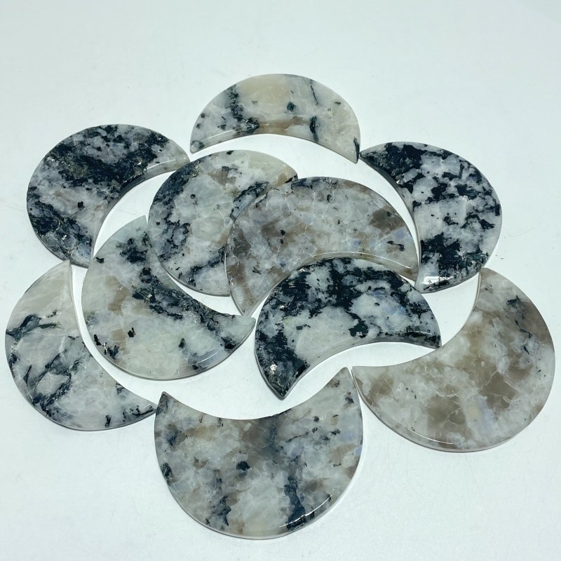 India Moonstone Moon Shape Wholesale