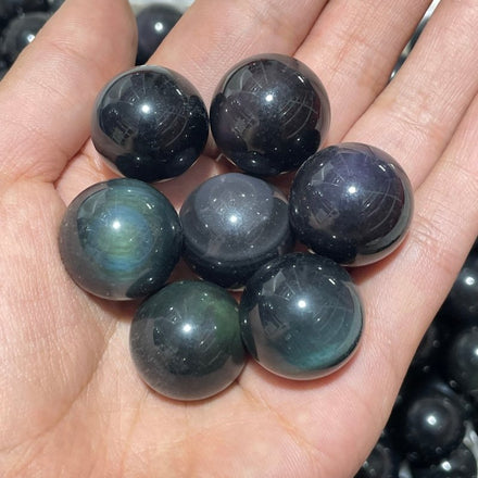 Stone Eggs Natural Rainbow Obsidian Heart, Cat's Eye Obsidian Heart ...