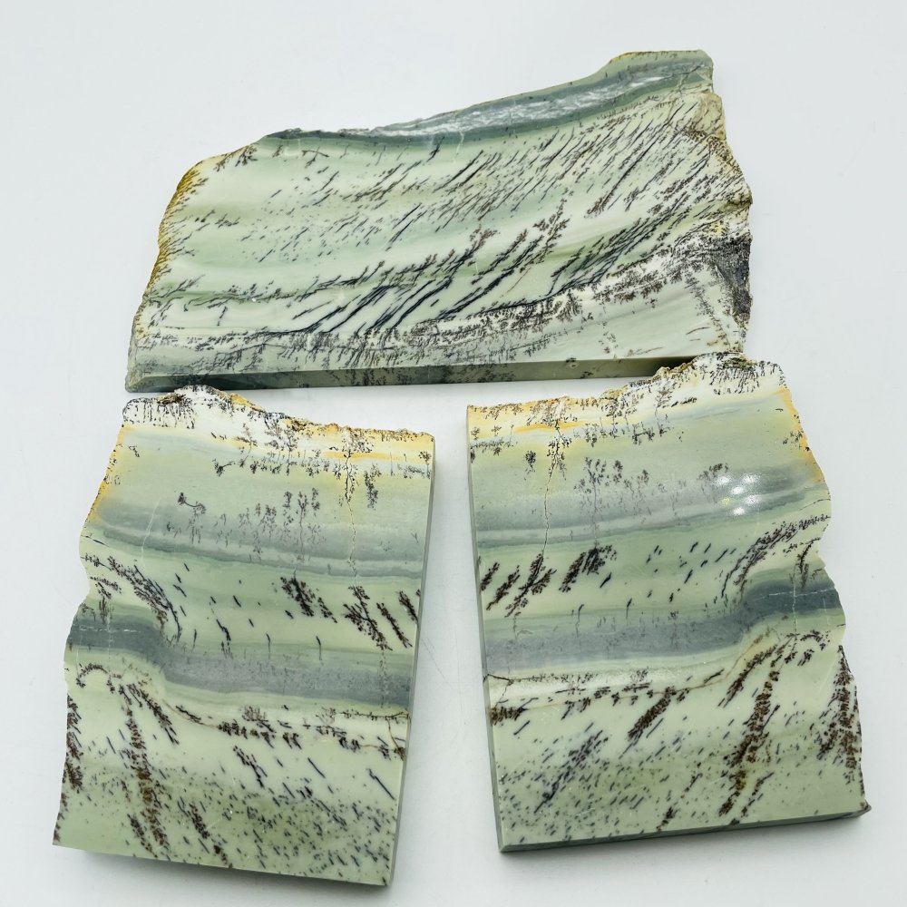 Natural Moss Jade Slab Crystal Wholesale